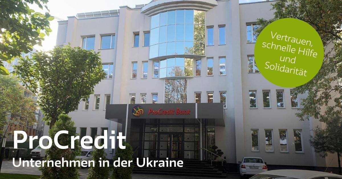 Unternehmen in der Ukraine: ProCredit Bank - GLS Investments